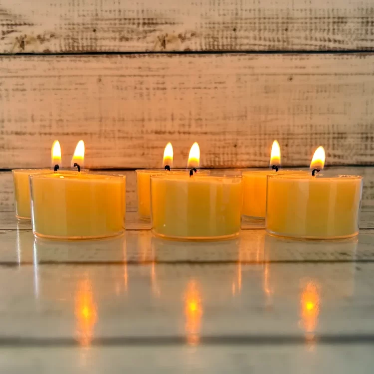 Yappy Hour (Tangerine & Bergamot) Pet Friendly Tea Lights (Pack of 6)